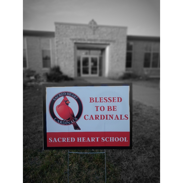 Outdoor Living :: Lawn - Yard Decor :: SHCS Cardinals Yard Sign